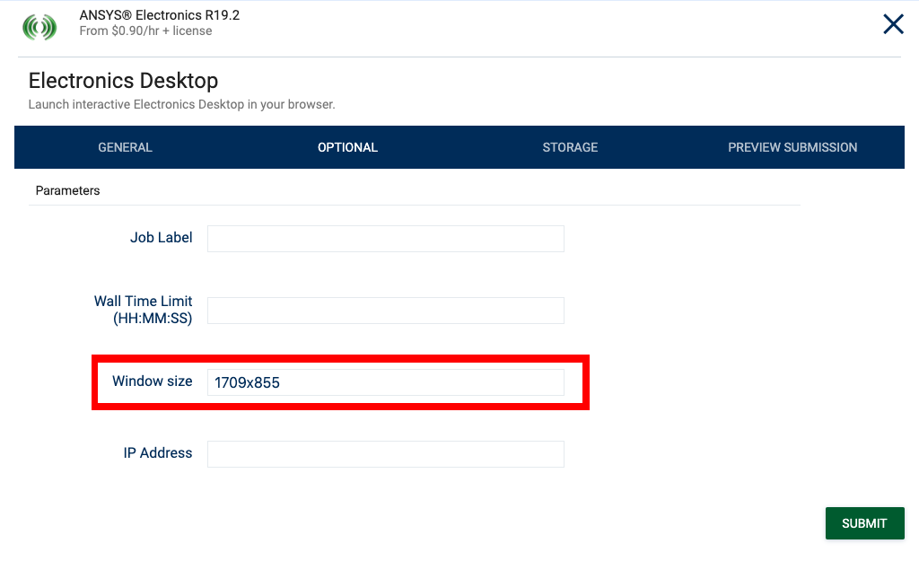 How To Change The Window Size Of An Interactive ANSYS Desktop Session 